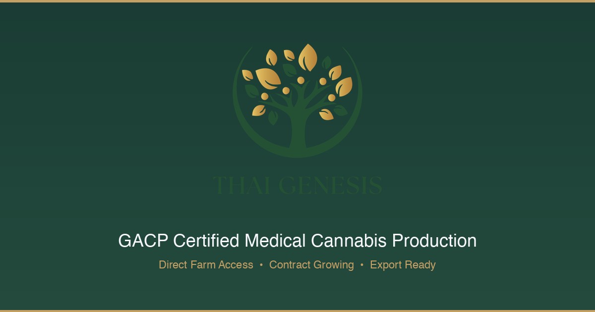 Thai Genesis Trading - Direct Cannabis Production | GACP Certified